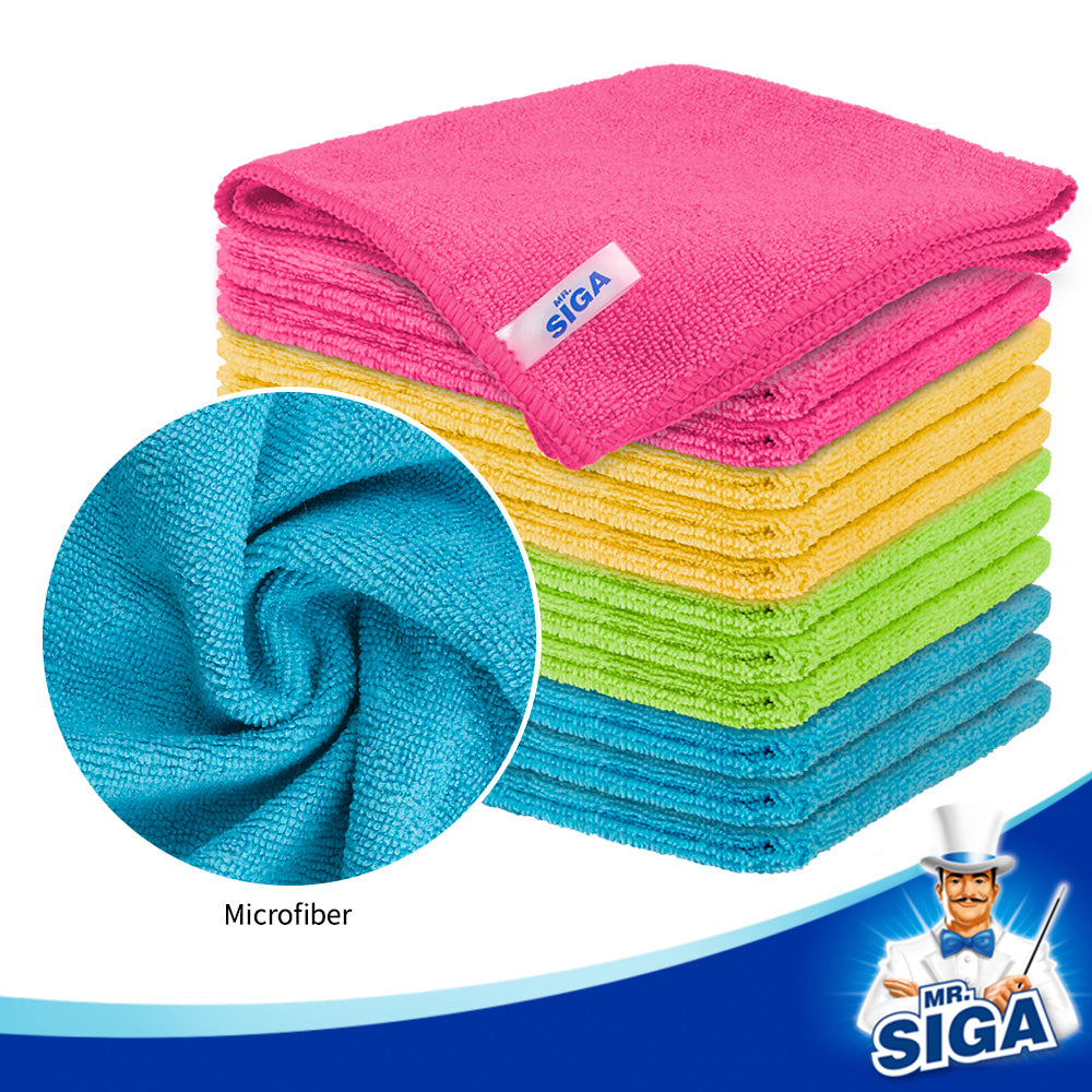 MR.SIGA Microfiber Cleaning Cloth A pack of 50 and a pack of 24 are op