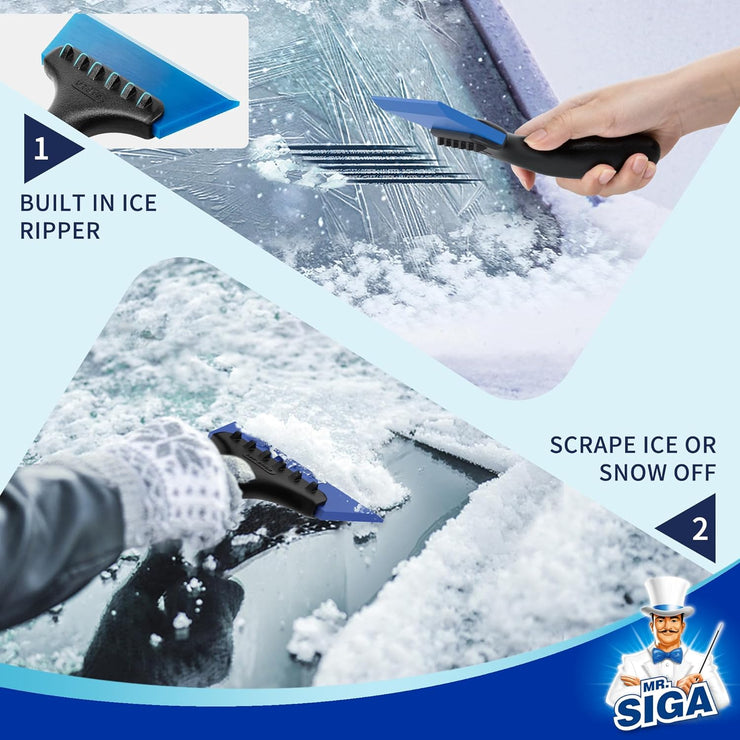 MR.SIGA Small Squeegee for Tile, Glass, Mirror, Shower, Window Tint Sq